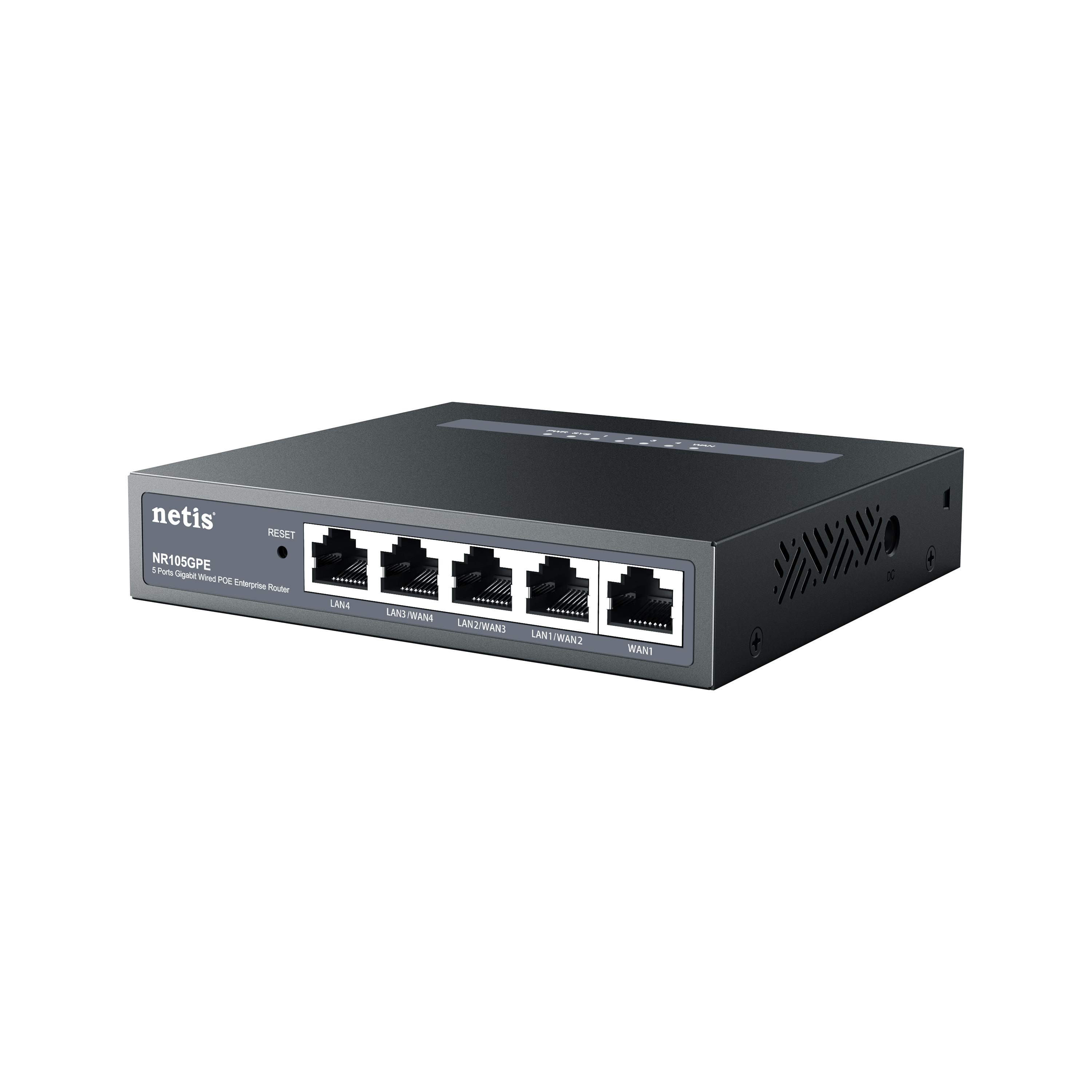 NR105GPE | 5-port Gigabit Enterprise-grade POE Router