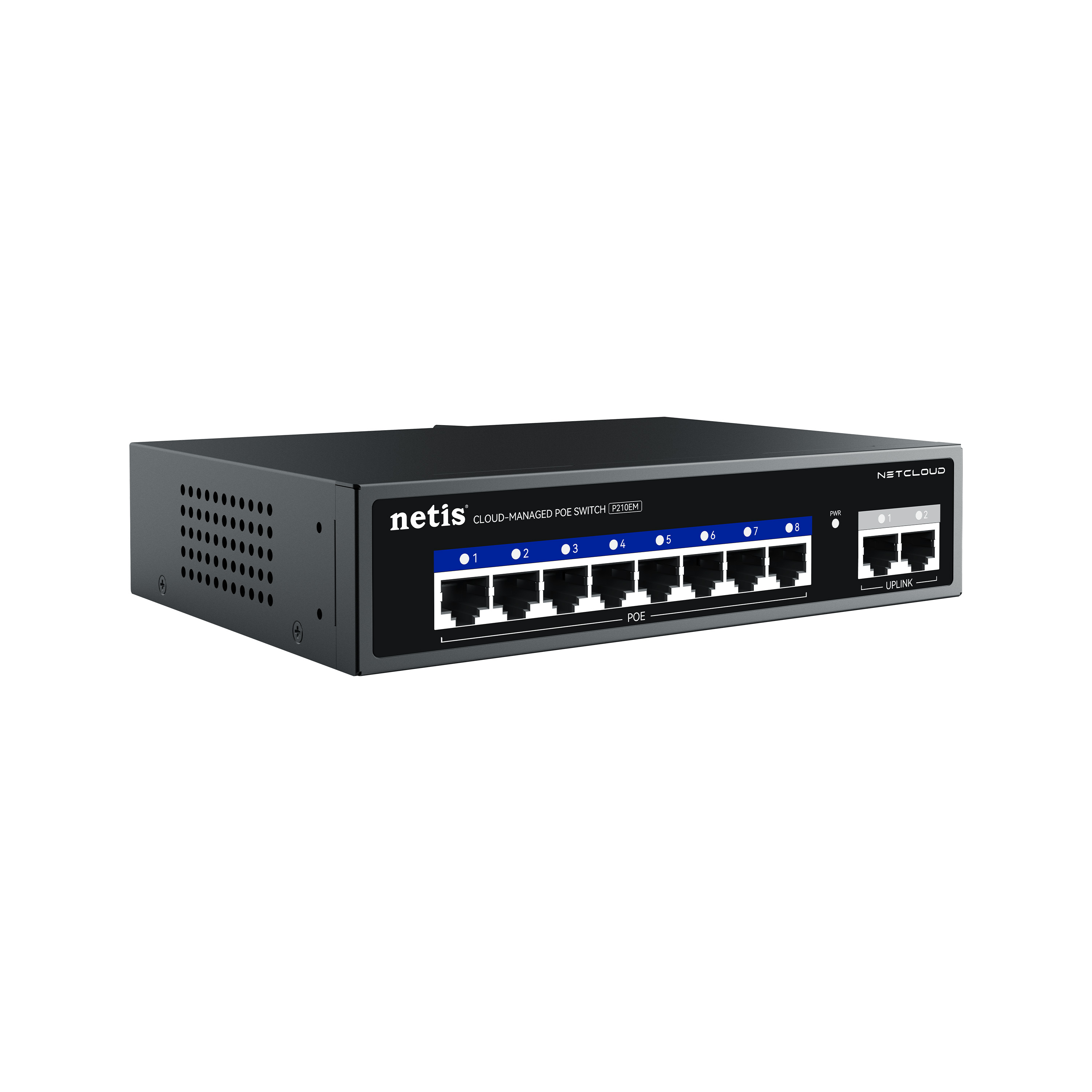 P210EM | 8FE POE+2FE Cloud Managed POE Switch