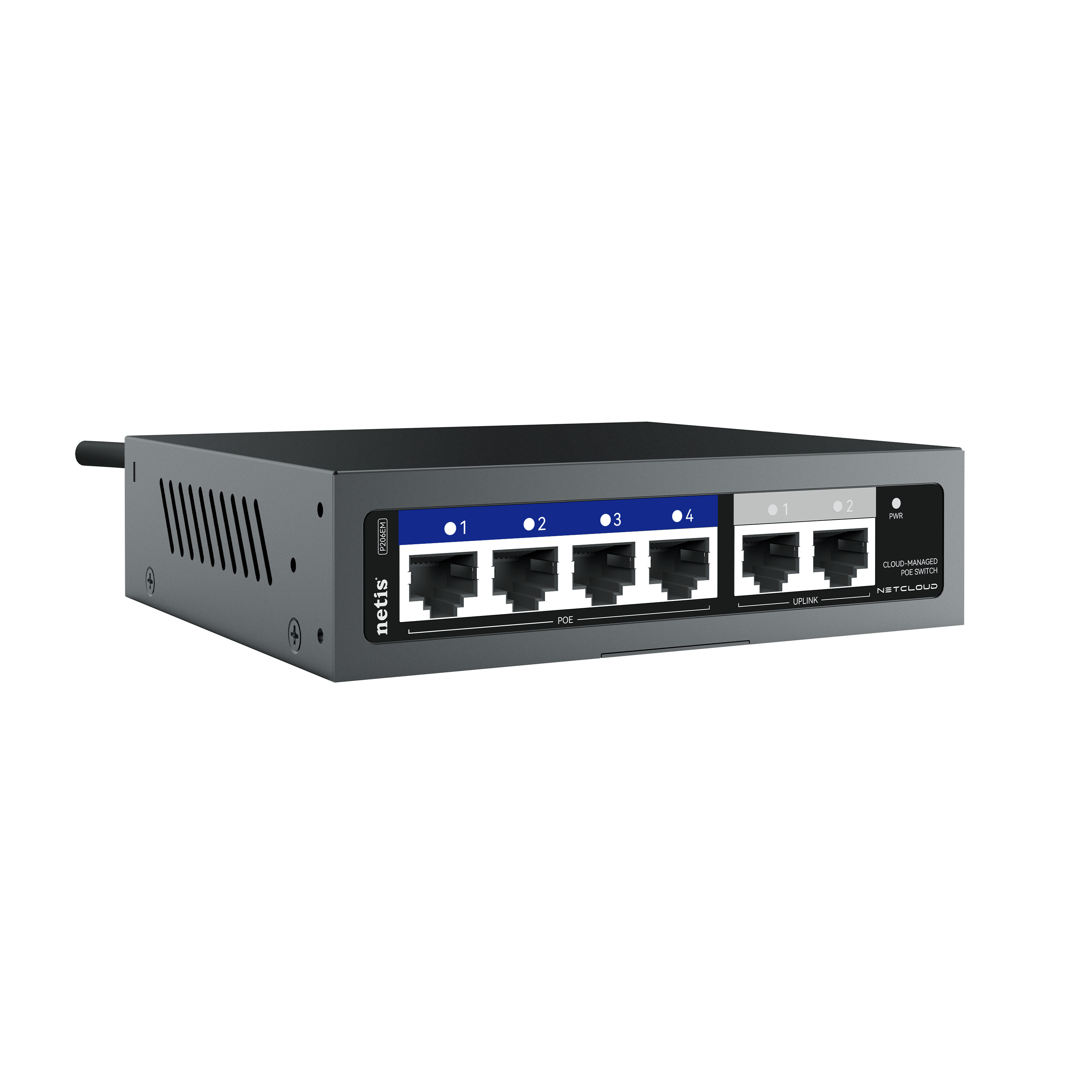 P206EM | 4FE POE+2FE Cloud Managed POE Switch